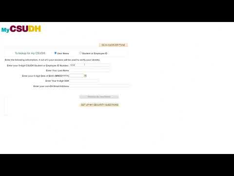 How to Retrieve Your Username and/or Employee ID
