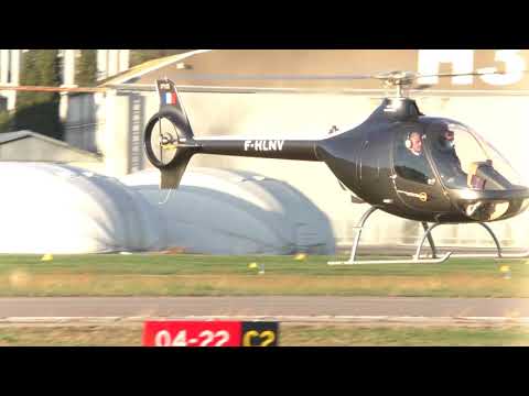 Cabri G2 F-HLNV + "naked" H125 in primer at Cannes Mandelieu
