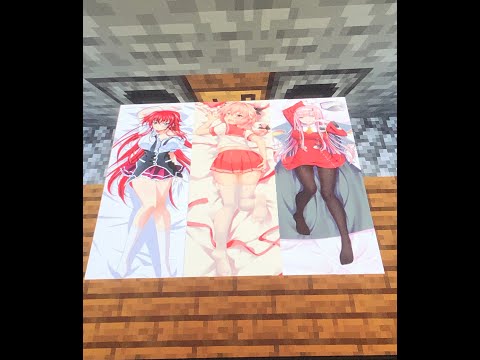 Making all the beds in Minecraft with the Anime Meme Pack, Part 1