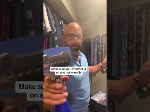 Hey dad, how do you steam a shirt? 👔