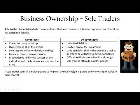 GCSE 3.1 7 Sole Traders