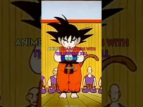 Anime Characters With The Maximum K!ll Count #dialgaeditz #anime #edit #youtube #short #shorts