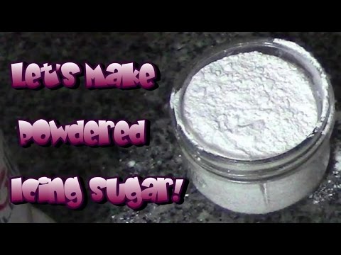Make Your Own Organic Powdered Icing Sugar!!