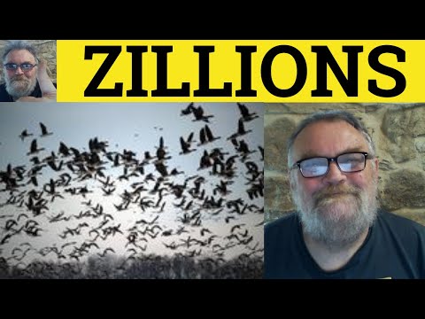 🔵 Zillion Meaning - Zillions Defined - Zillionaire Examples - Zillion - Slang - Informal Vocabulary