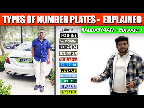 How to get your name on Number plate in India? All Types of Number plates Explained