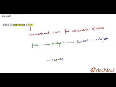 What is the expanded form of IUCN ?