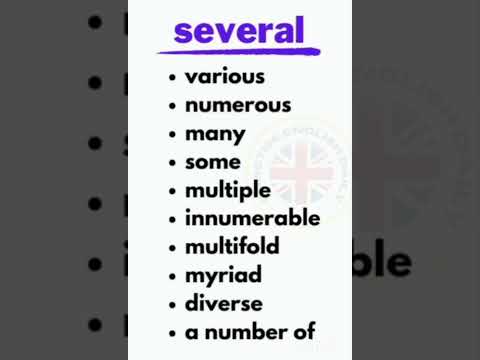 different ways to say, Several word