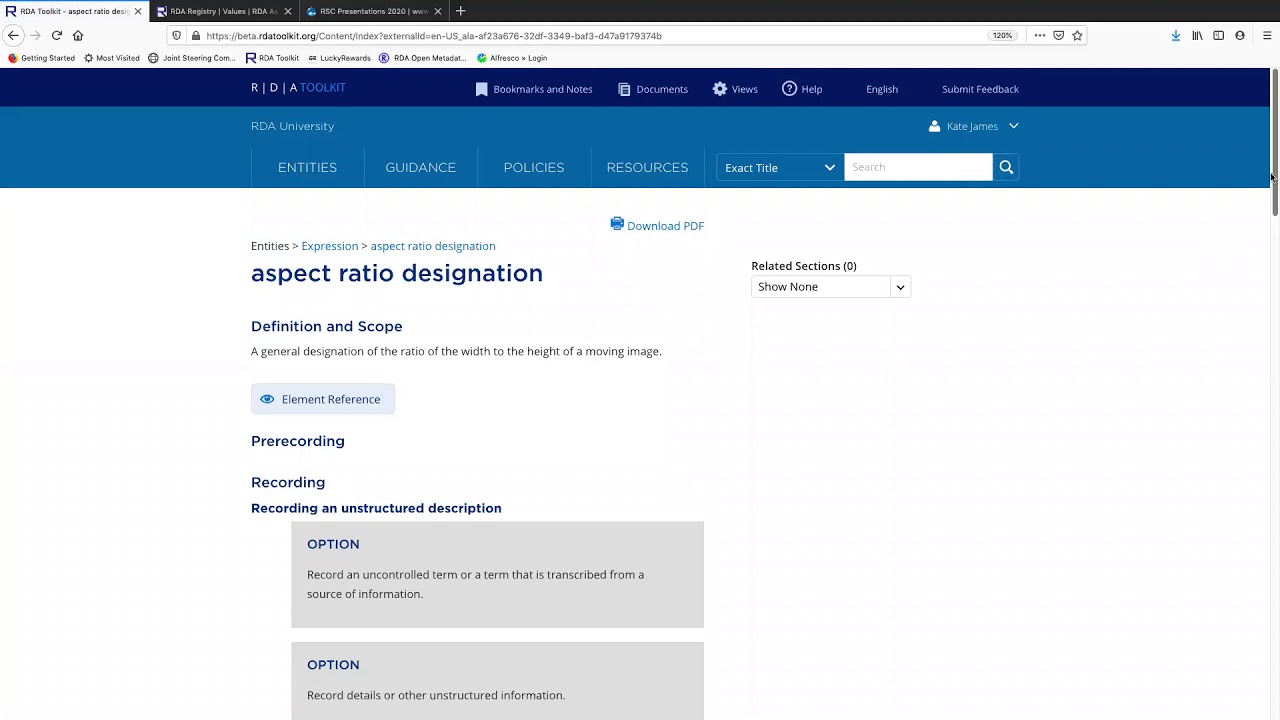 RDA Concepts - Vocabulary Encoding Schemes