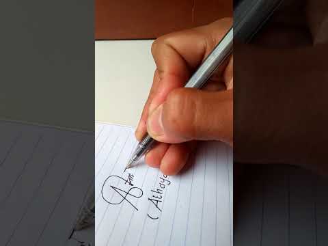 Tandatangan nama Athaya#signature tandatangan#art#tiktok#shorts