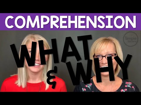 Comprehension Instruction What is it and why do we teach it