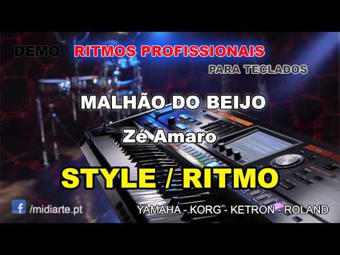 MALHÃO DO BEIJO - Zé Amaro - Midiarte | Midi files e Ritmos para Teclados