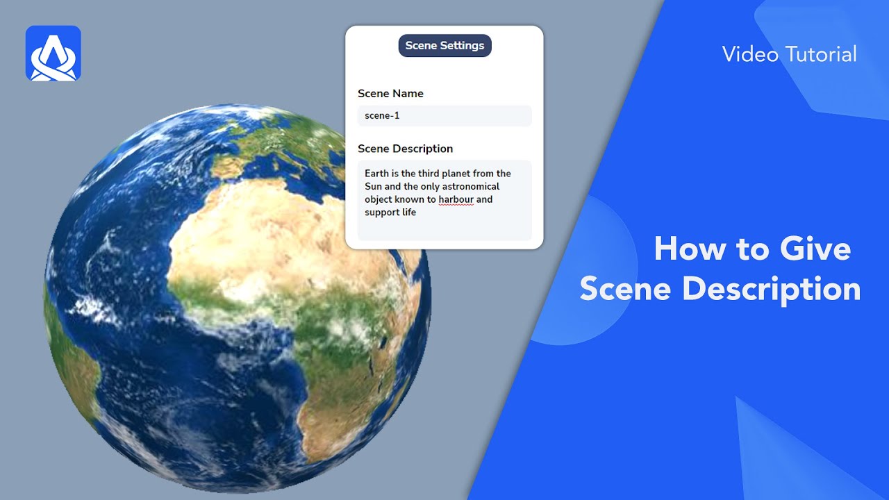 How to Give Scene Description | Assemblr Studio Web Tutorial