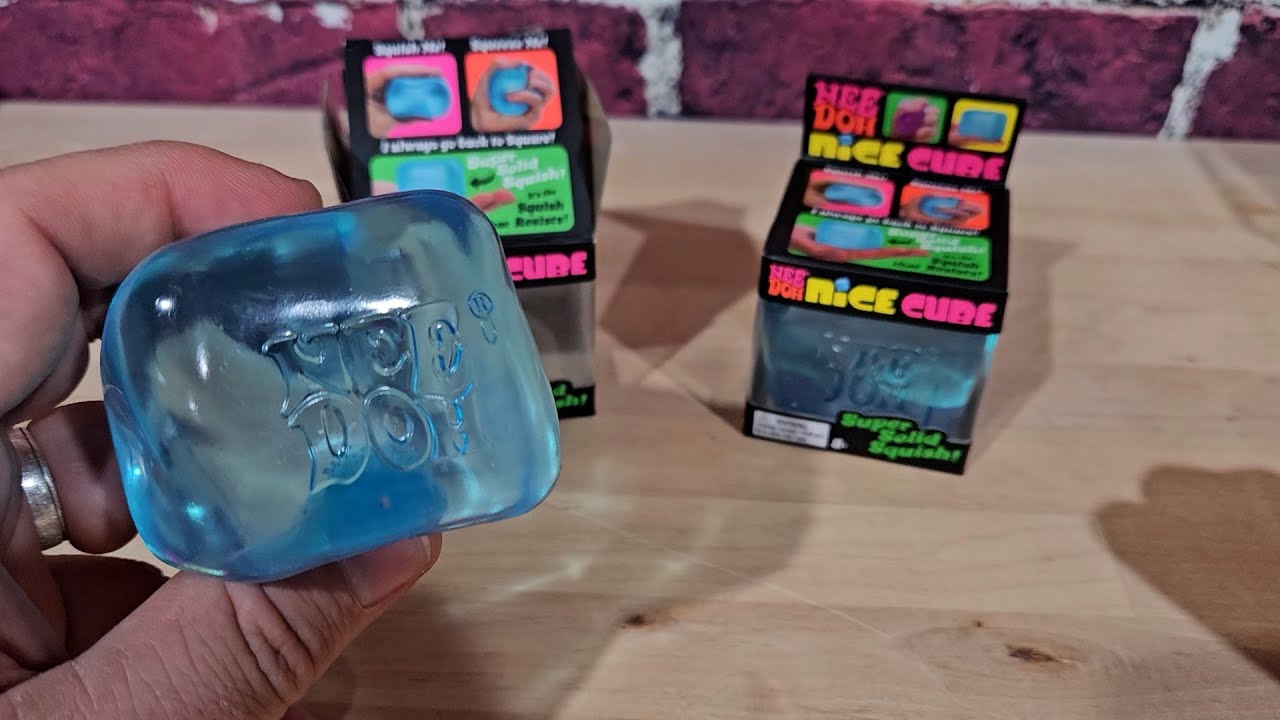 Review for Schylling NeeDoh Nice Cube Sensory Toy with a Super Solid Squish