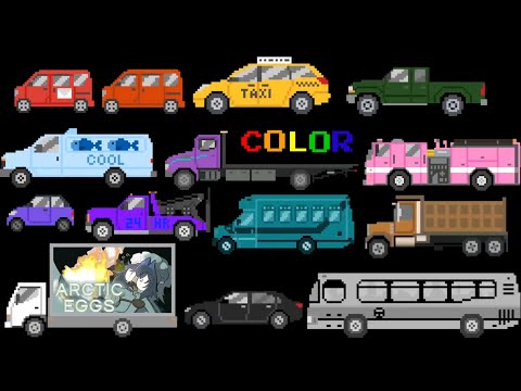 street vehicles color - the kids picture show