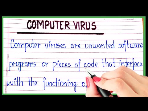 what is Computer virus | Definition of Computer virus | Define Computer virus