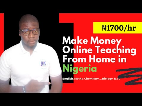 Make Money Online Teaching From Home in Nigeria