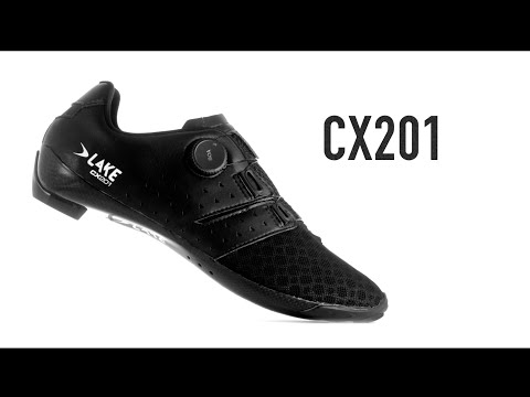 Lake Cycling Shoes: CX201 Black / Black