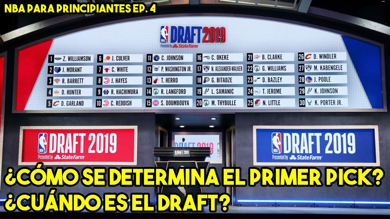 ¿qué Es Draft De La Nba Y Cómo Funciona