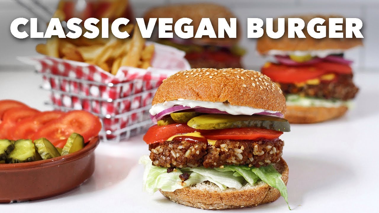 Classic Vegan Burger | Two Market Girls