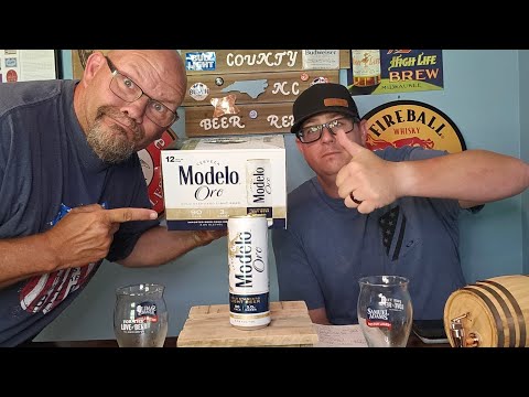 Modelo Oro Review... Watch till end Modelo Oro try to take one of us out ..