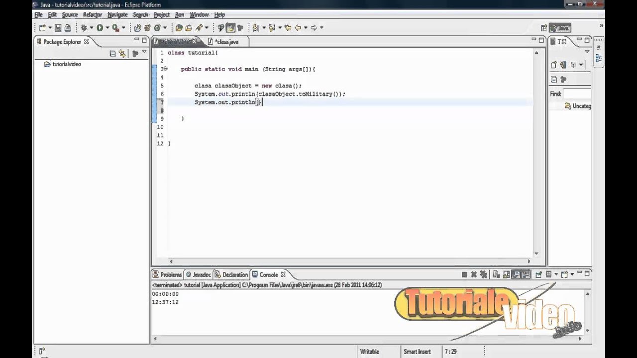 Tutoriale Video java nr 34