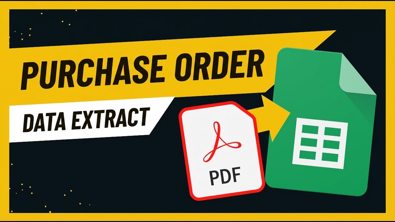 Extract Data from your Purchase Orders PDF to Google Sheets in minutes (2 Methods)