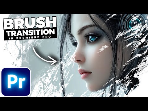 How To Add PAINT BRUSH Transitions In Premiere Pro
