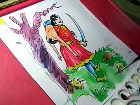 How to Draw King Vikramaditya and Betal Color Drawing – Kristen R. Moore