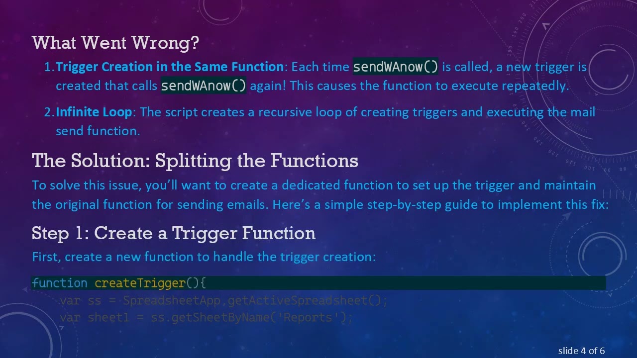 How to Stop Your Google Sheets Script from Repeatedly Executing Every Minute