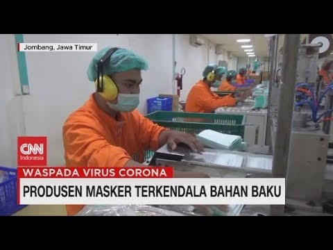 Produsen Masker Terkendala Bahan Baku