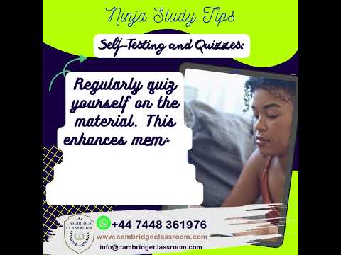 Study Tips for O Level Chemistry 5070 & IGCSE Chemistry 0620 online Crash Course Chemistry Workshop