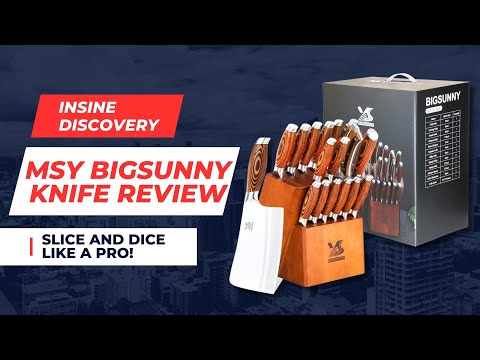 MSY BIGSUNNY Knife Set Review | Kitchen Knife Set | Unleashing Culinary Excellence