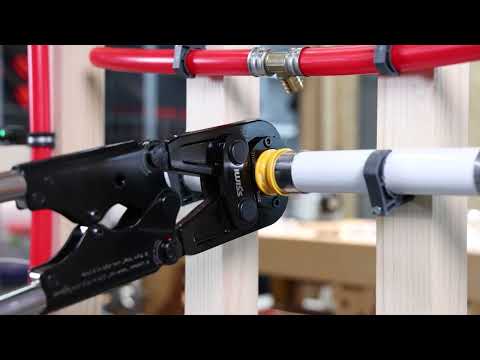 IWISS & iCrimp IWS-1632BF PAP&PEX Multi-Layer Pipe Pressing Tool with Extendable Handle