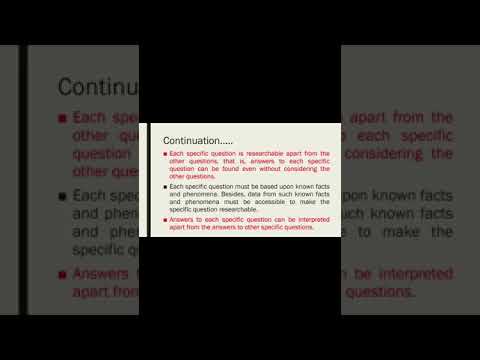 Statement of the Problem, Assumptions & Hypothesis, Purpose of the Study & Significance of the Study
