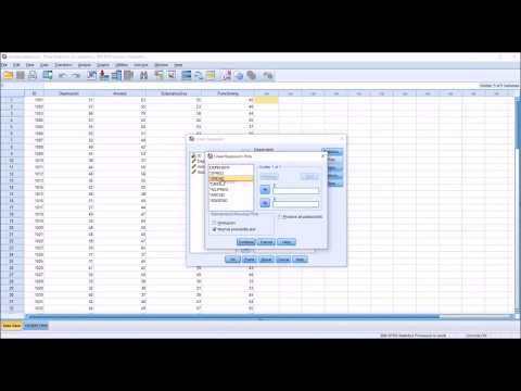 Multiple Linear Regression in SPSS with Assumption Testing