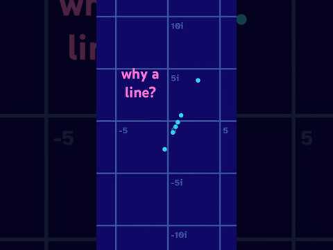 Why do these points make a line?