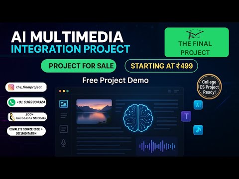 AI Multimedia Integration Project | Embed Images in Text + Narration using Machine Learning