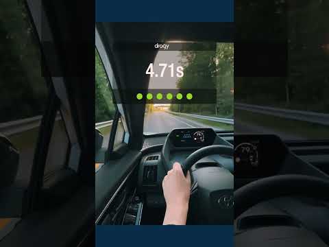Amazing Toyota BZ4X acceleration, you will not believe the score! @MariuszCars