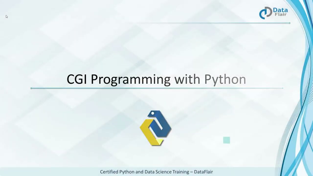 CGI Programming with Python