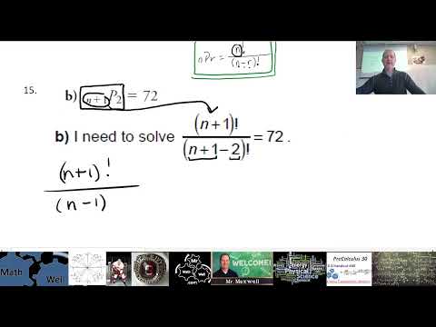FM 30 4.3 Permutations Equations #15,16 homework questions