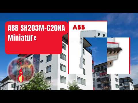 Upgrade Your Electrical Protection with ABB SH203M C20NA Miniature Circuit Breaker! #abb #abbmcb