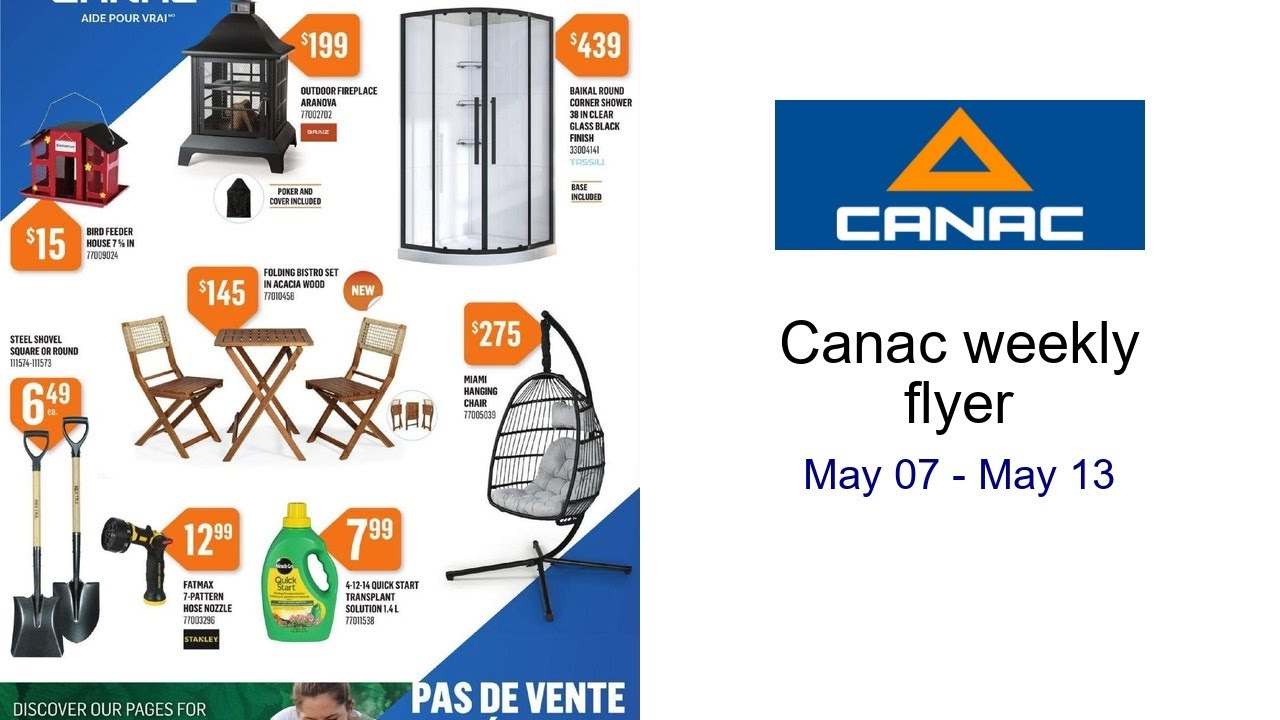 Canac weekly flyer May 07 - May 13