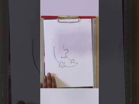 How to Draw a The moon for easy and step by step How to MOON CARTOON Drawing For Kids step by step