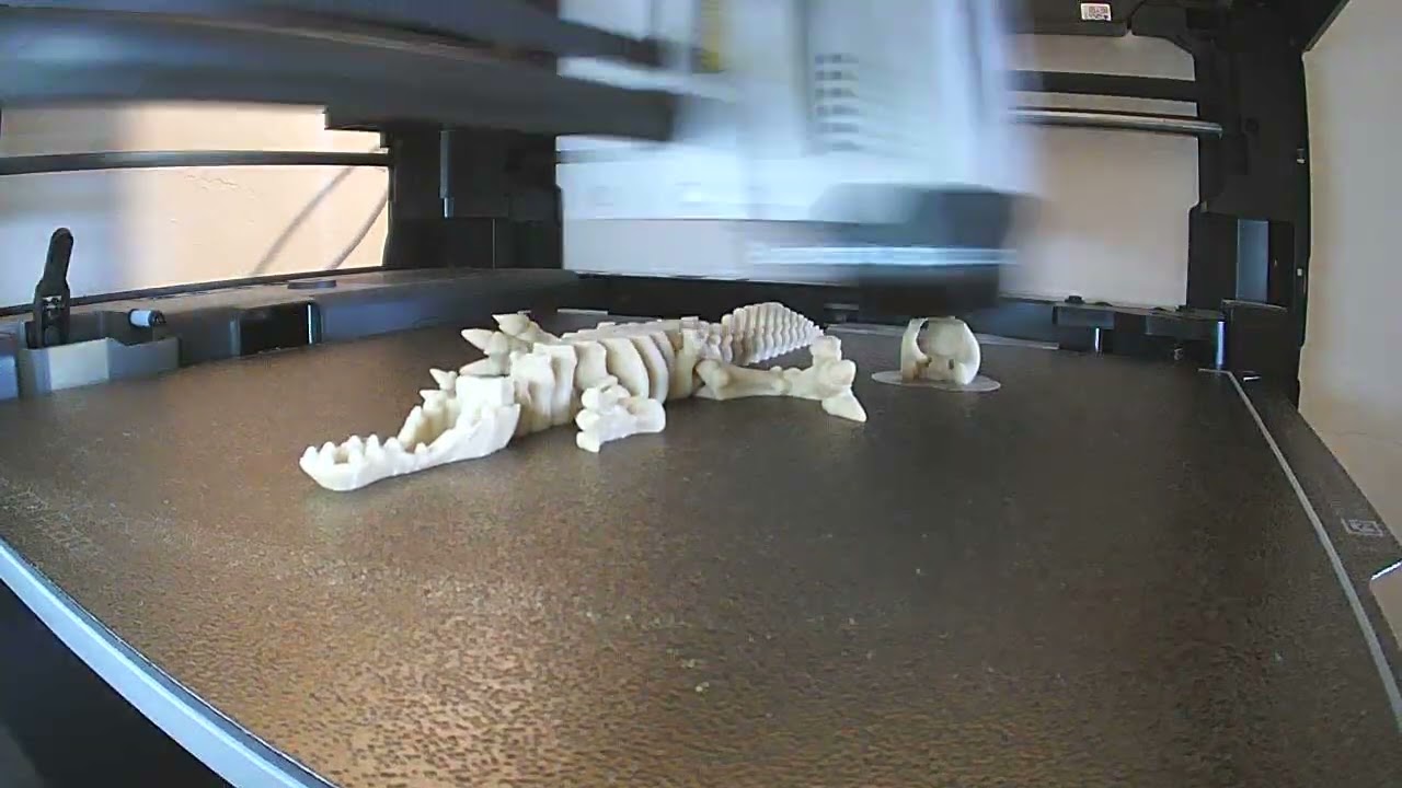 3D Printed Spinosaurus FlexiF  small, Skeleton Dino