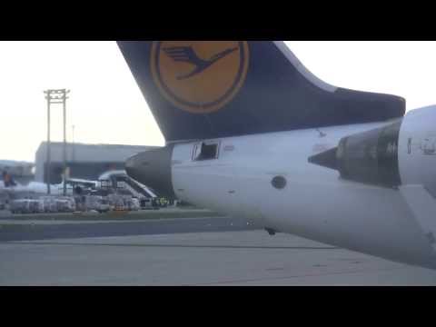 Parking Lufthansa Canadair CRJ700, Frankfurt Airport