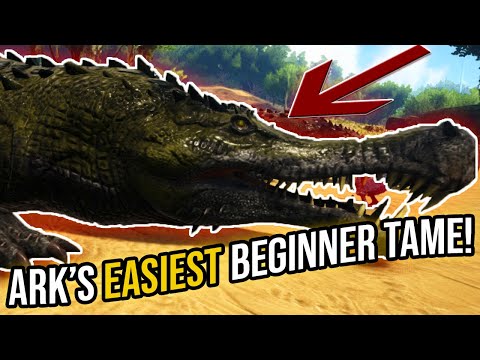 How To EASILY Tame A Sarco - The BEST Beginner Tame In Ark