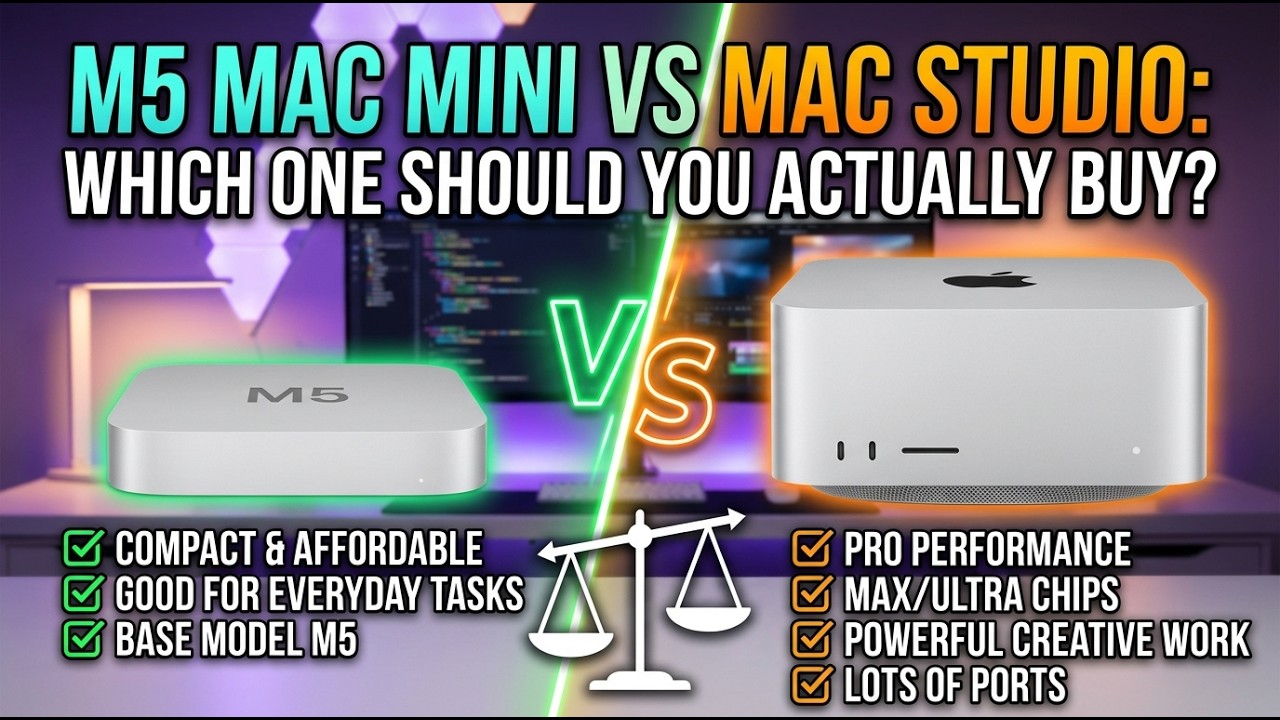 M5 Mac Mini vs Mac Studio: Which One Should You Actually Buy?