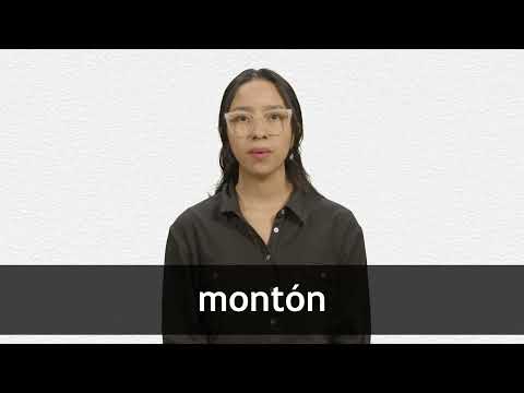 English Translation of “MONTÓN” | Collins Spanish-English Dictionary