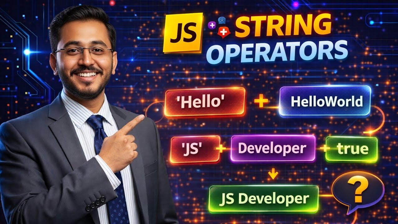 JavaScript String Operators Explained JavaScript Tutorial
