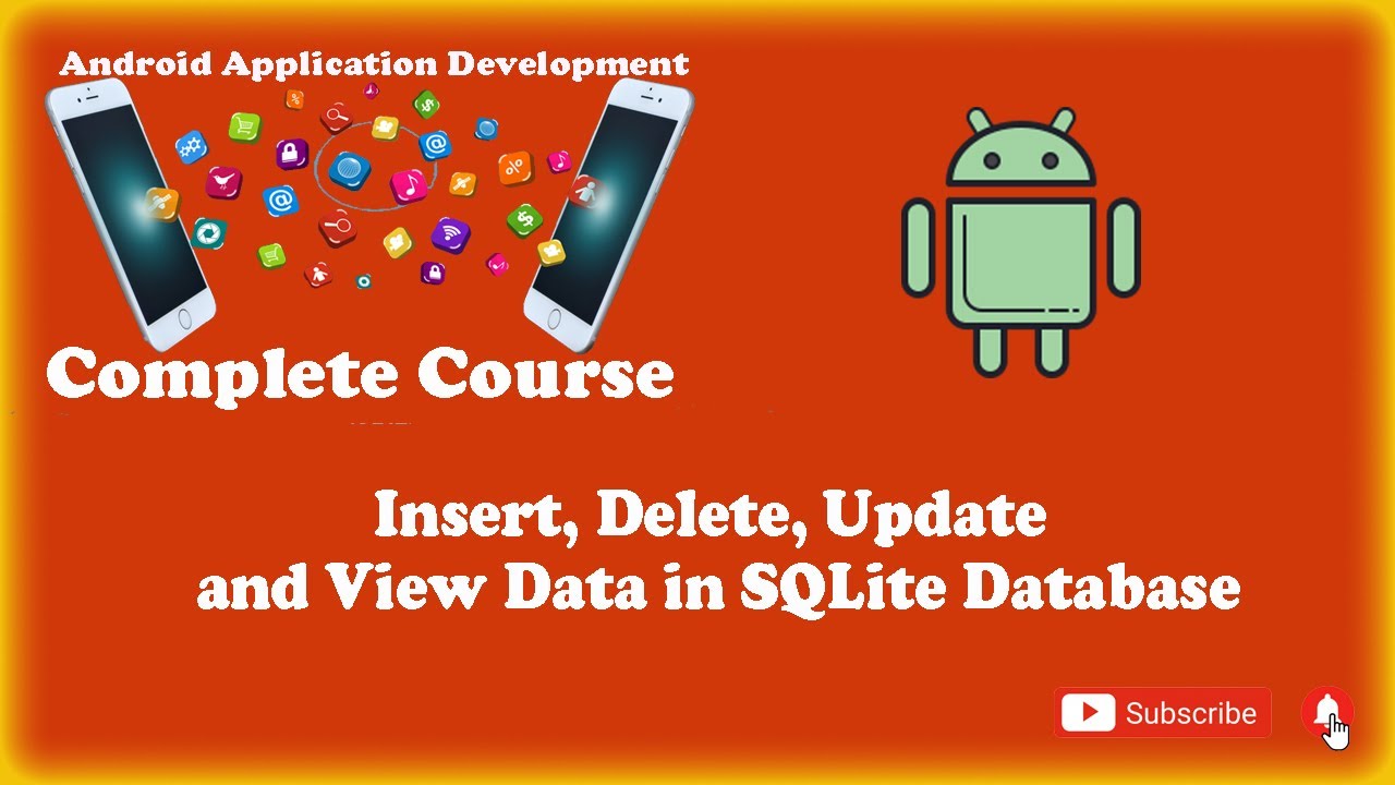 Insert, Delete, Update and View Data in SQLite Database | SQLite Database Operations